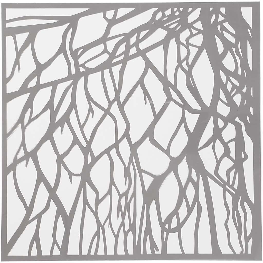 Stencil, Root, 30.5 x 3.5 cm